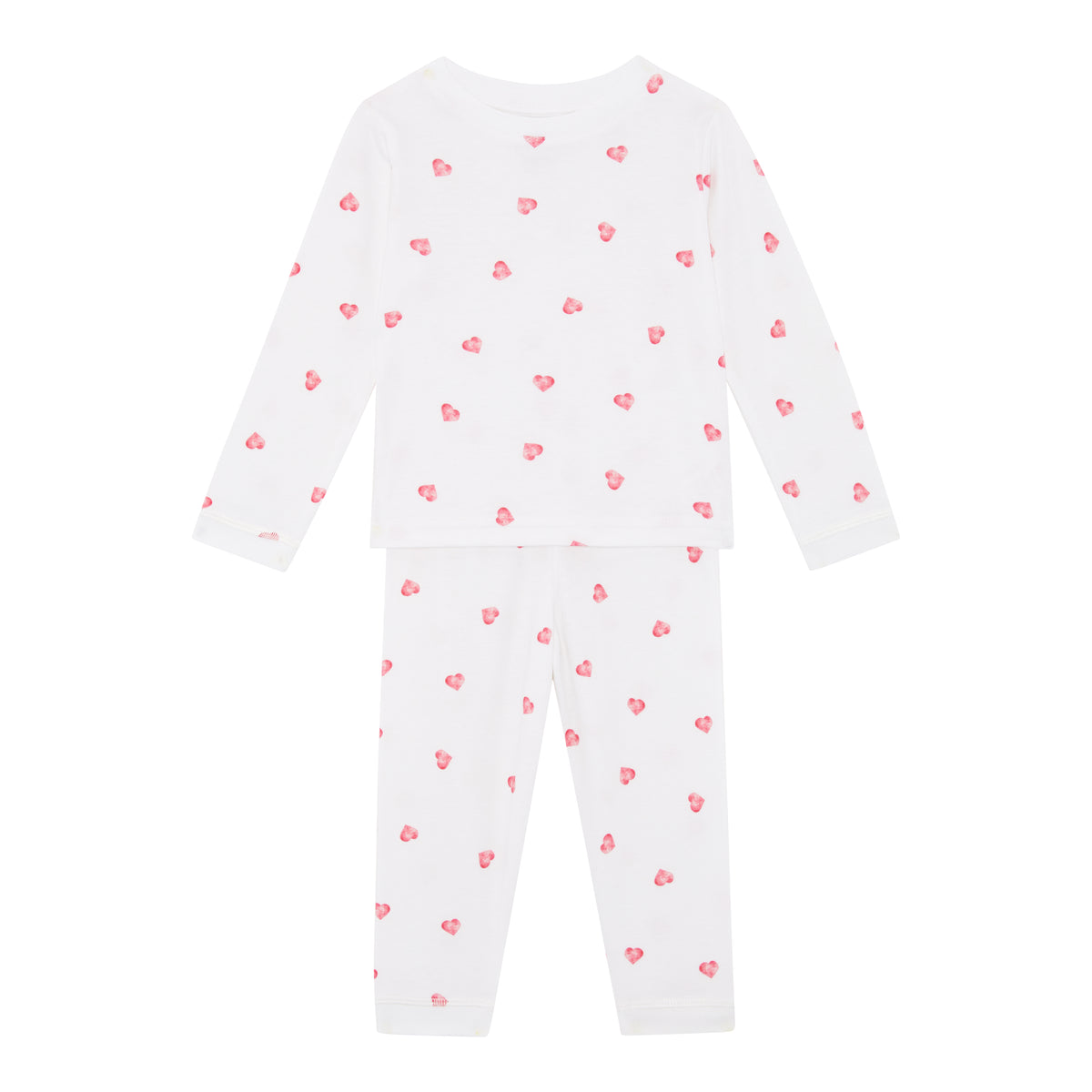 Bamboo and Organic Cotton Pyjamas - Heart - Kids Pjs – Rosa and Blue