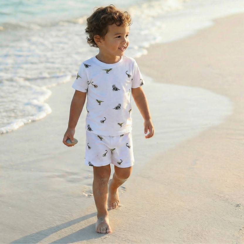 Lightweight Summer Pyjamas for Kids – Rosa and Blue