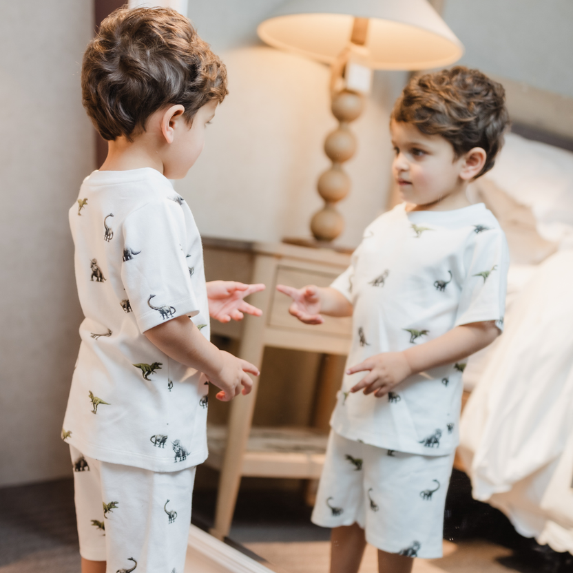 Lightweight Summer Pyjamas for Kids – Rosa and Blue