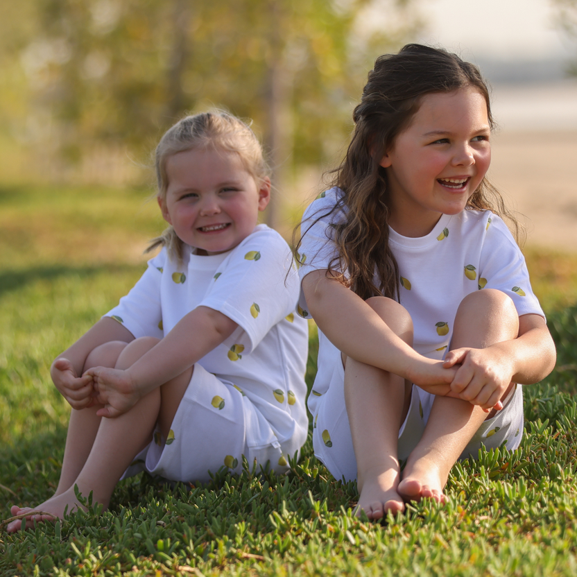 Lightweight Summer Pyjamas for Kids – Rosa and Blue