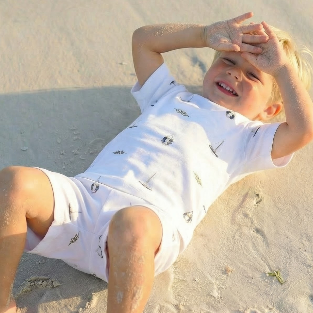 Lightweight Summer Pyjamas for Kids – Rosa and Blue