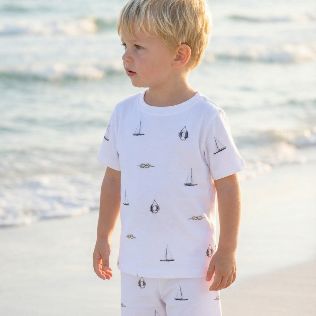Lightweight Summer Pyjamas for Kids – Rosa and Blue