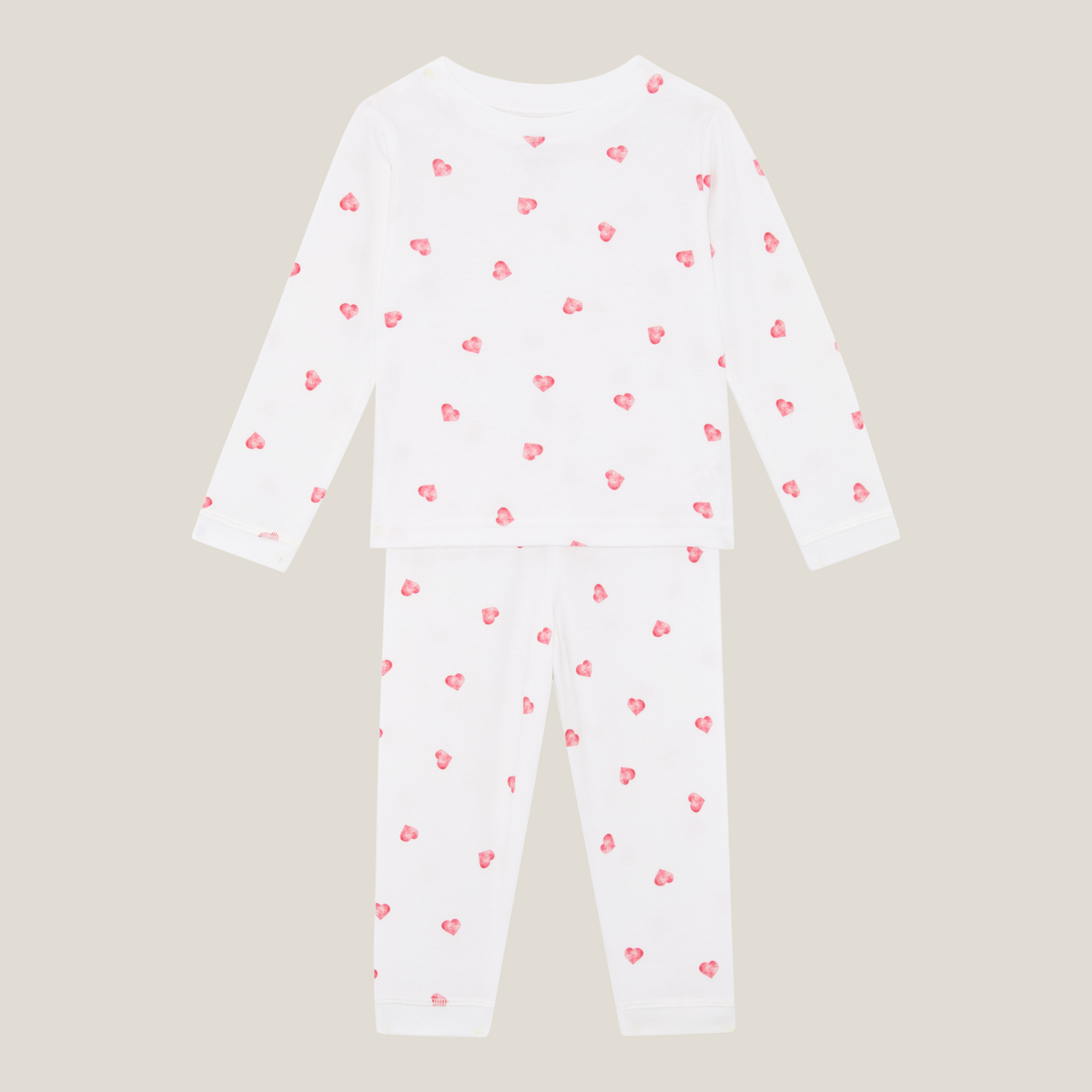 Bamboo and Organic Cotton Pyjamas - Heart - Kids Pjs – Rosa and Blue